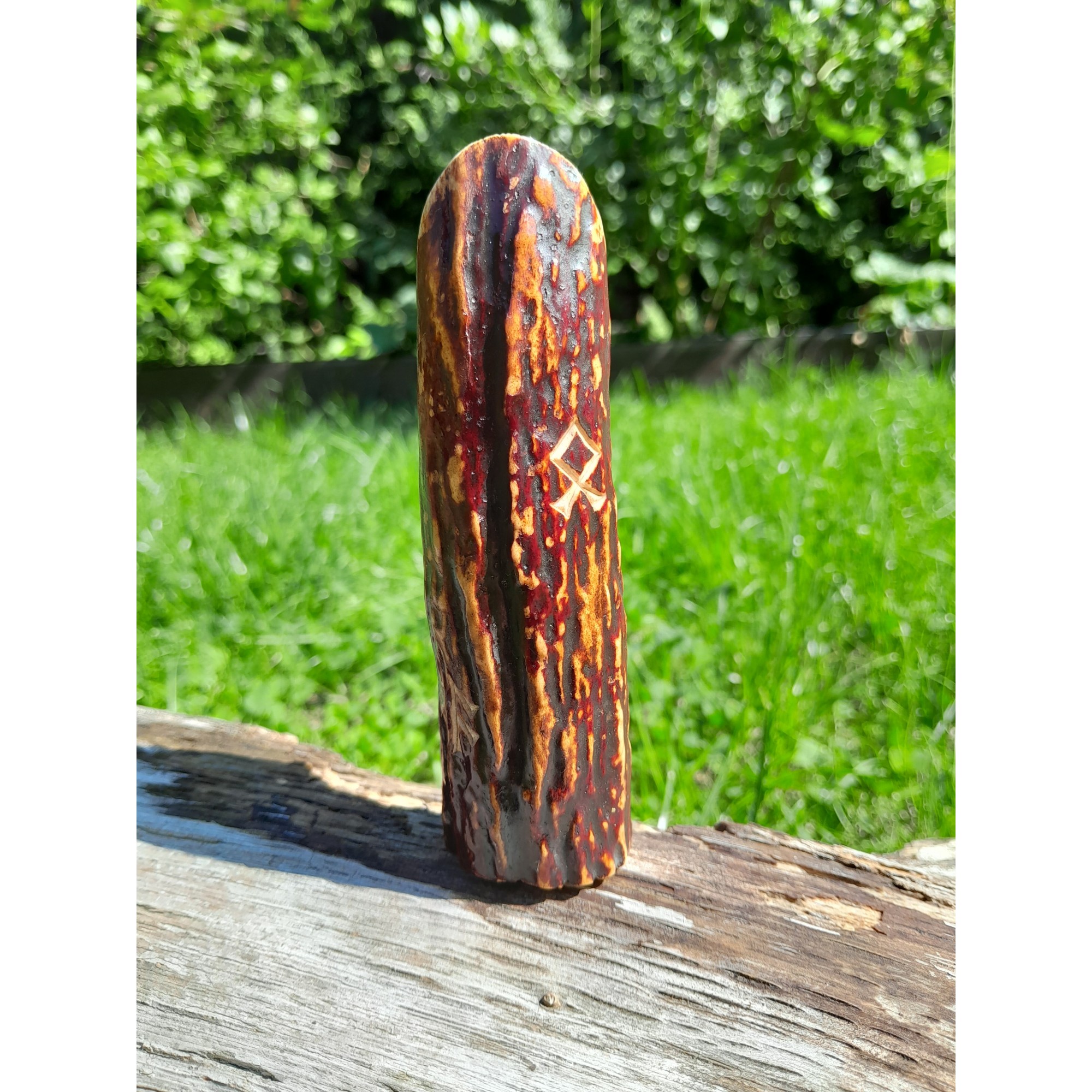 Old Norse God statue. Figurine of Odin. Óðinn sculpture. Allfather ...